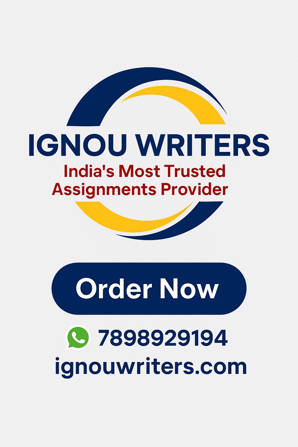 IGNOU Handwritten Assignments 2026 – 100% Original & Verified | Fast ...